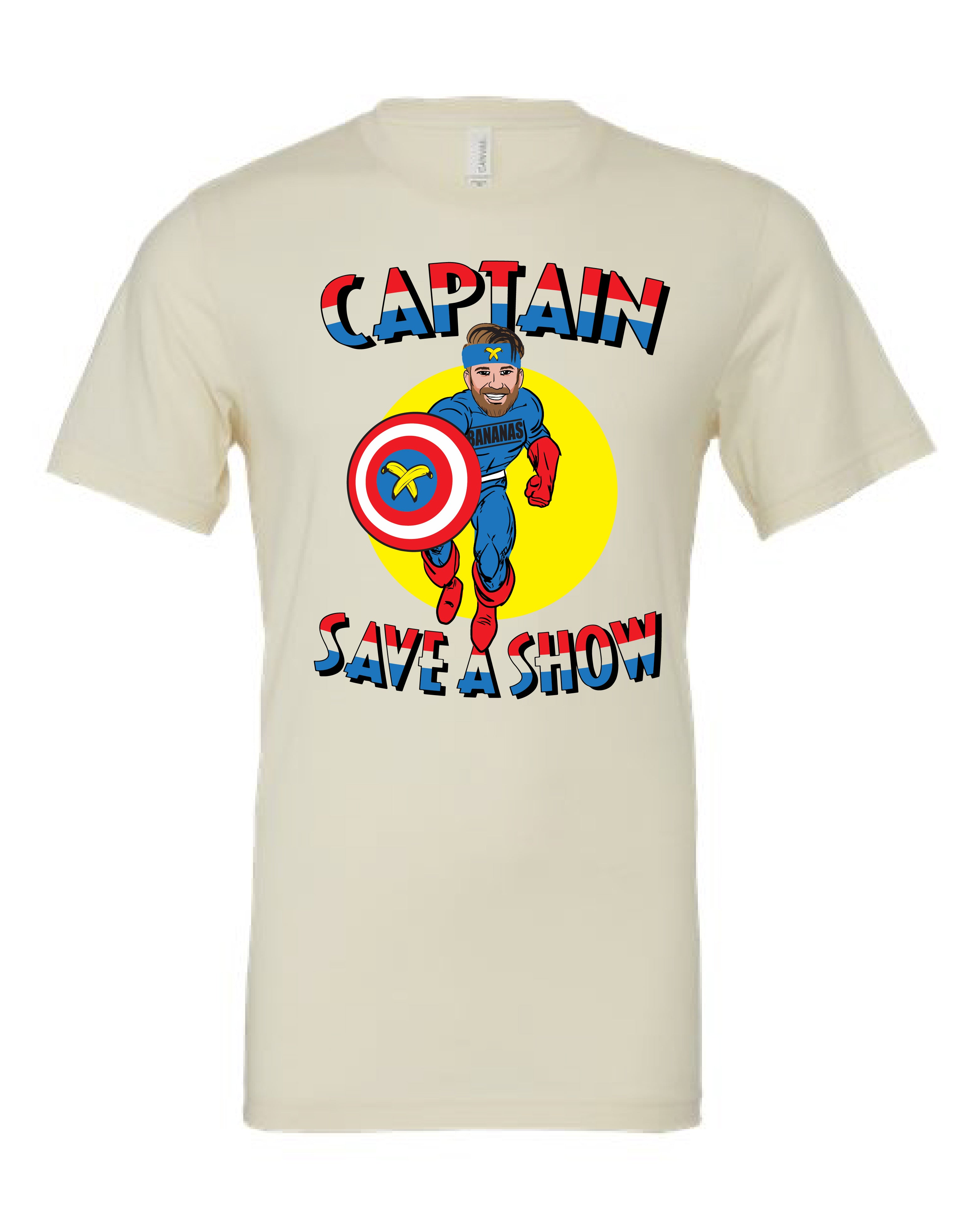 Captain Save a Show Tee – Johnny Bananas